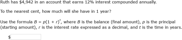 IXL - Compound interest (Financial literacy practice)
