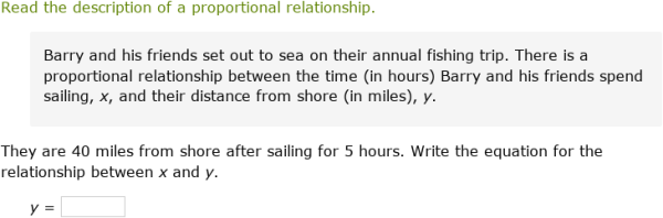IXL | Write and solve equations for proportional relationships ...