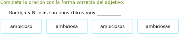IXL | Gender and number agreement: articles, adjectives, and nouns ...