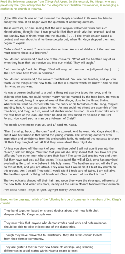 IXL | Analyze passages from Things Fall Apart: Part 2 | Advanced 1 ...