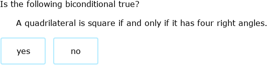 IXL - Biconditionals (Geometry practice)