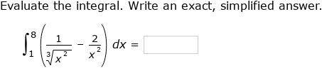 IXL - Evaluate definite integrals using the power rule (Calculus practice)