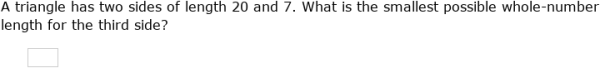 IXL - Triangle Inequality Theorem (Geometry practice)
