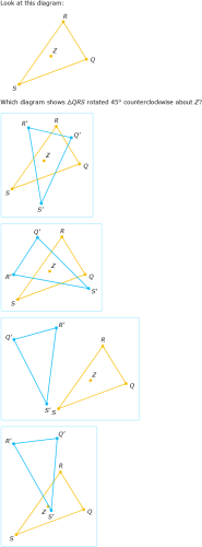 IXL - Rotate polygons about a point (Geometry practice)