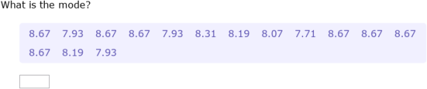 IXL - Find the mode (Statistics practice)