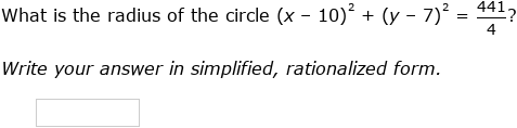 IXL - Find properties of circles (Precalculus practice)