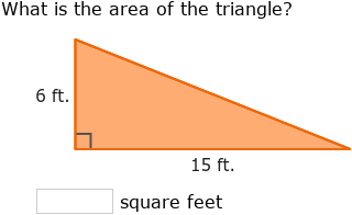 IXL | Area of triangles | Intermediate 1 math