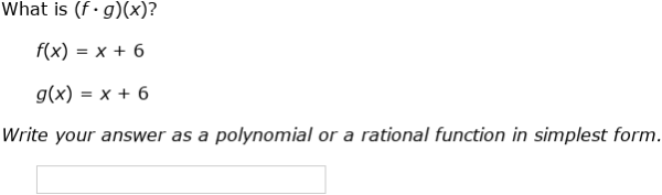 IXL - Multiply functions (Advanced algebra practice)