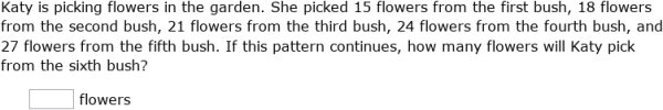 IXL | Sequences: word problems | Intermediate 2 math