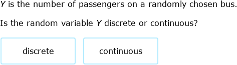 IXL - Identify discrete and continuous random variables (Statistics ...