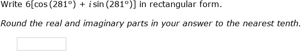IXL - Convert complex numbers between rectangular and polar form (Precalculus practice)