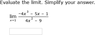 IXL - Find limits of polynomials and rational functions (Calculus practice)