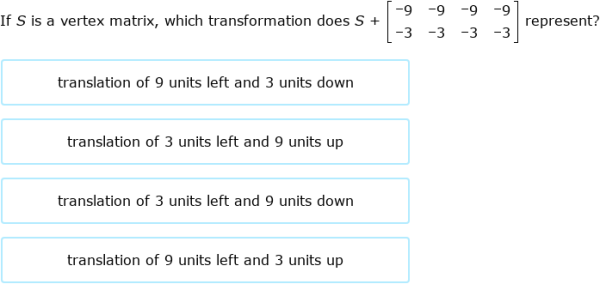 IXL - Identify transformation matrices (Precalculus practice)