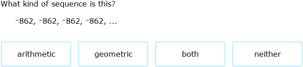 IXL - Classify formulas and sequences (Advanced algebra practice)