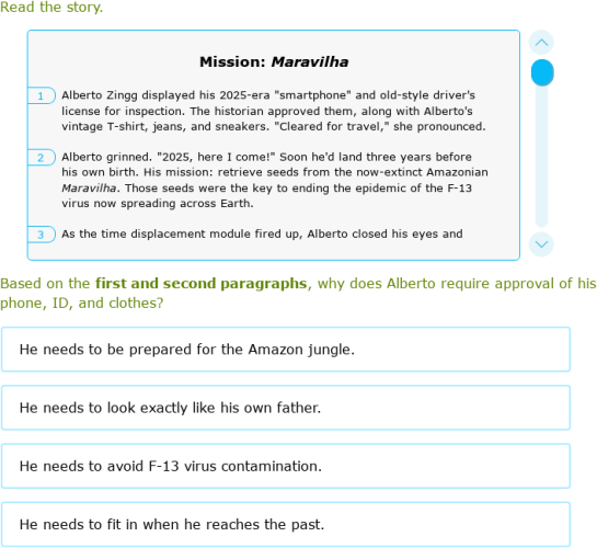 IXL | Analyze short stories: set 2 | Advanced 1 language arts