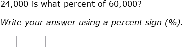 IXL | Find what percent one number is of another | Intermediate 1 math