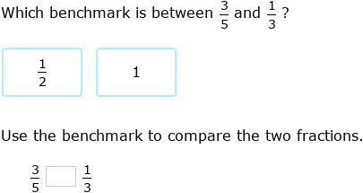 IXL | Compare fractions using benchmarks | Foundations 2 math