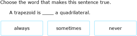 IXL | Classify quadrilaterals II | Intermediate 2 math