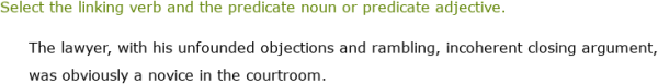 IXL | Identify linking verbs, predicate adjectives, and predicate nouns ...