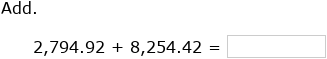 IXL | Add, subtract, multiply, or divide two decimals | Intermediate 1 math