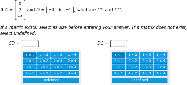 IXL - Multiply two matrices (Precalculus practice)