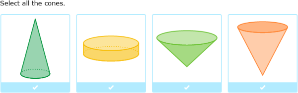 IXL | Select three-dimensional shapes | Foundations 1 math