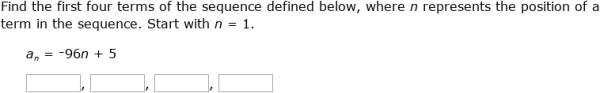 IXL - Evaluate explicit formulas for sequences (Advanced algebra practice)