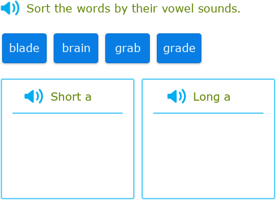 IXL | Use spelling patterns to sort long and short vowel words ...