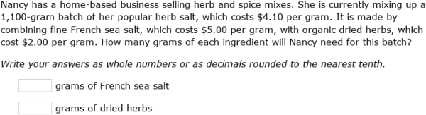 IXL - Weighted averages: word problems (Algebra practice)