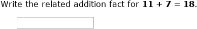 IXL | Related addition facts | Foundations 1 math