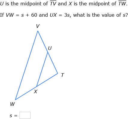IXL - Midsegments of triangles (Geometry practice)