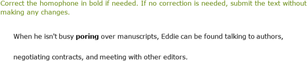 IXL | Identify and correct errors with homophones | Advanced 1 language ...