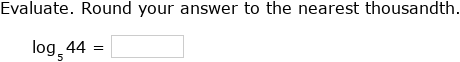 IXL - Evaluate logarithms using a calculator (Advanced algebra practice)