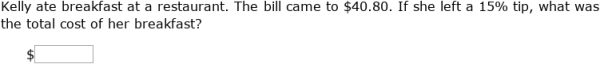 IXL - Percents - calculate tax, tip, mark-up, and more (Financial ...