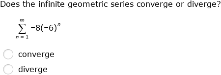 IXL - Find the value of an infinite geometric series (Precalculus practice)