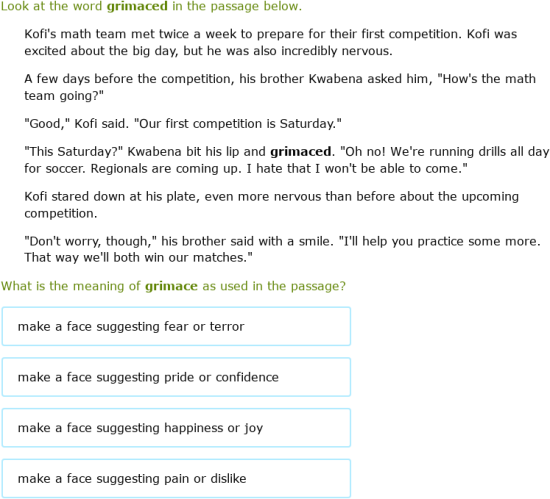 IXL | Use academic vocabulary in context: literary | Intermediate 1 ...