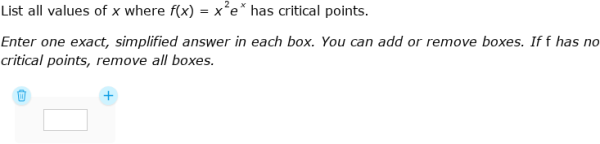 IXL - Find critical points of functions (Calculus practice)