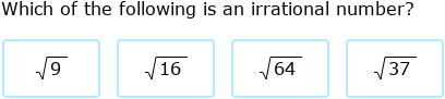 IXL | Identify rational and irrational square roots | Intermediate 2 math