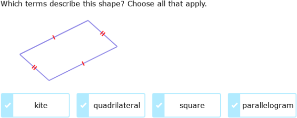 IXL | Classify quadrilaterals I | Intermediate 2 math