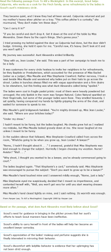 IXL | Analyze passages from To Kill a Mockingbird: Part 2 | Advanced 1 ...