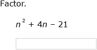 IXL - Factor quadratics with leading coefficient 1 (Algebra practice)